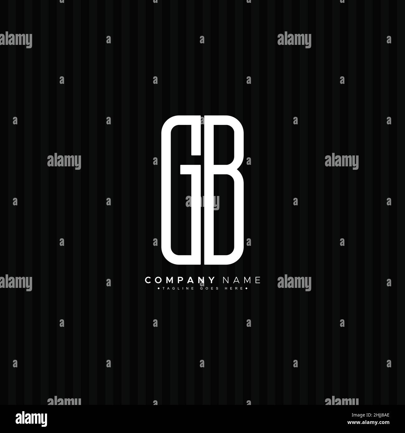 Letter b and g logo Stock Vector Images - Alamy