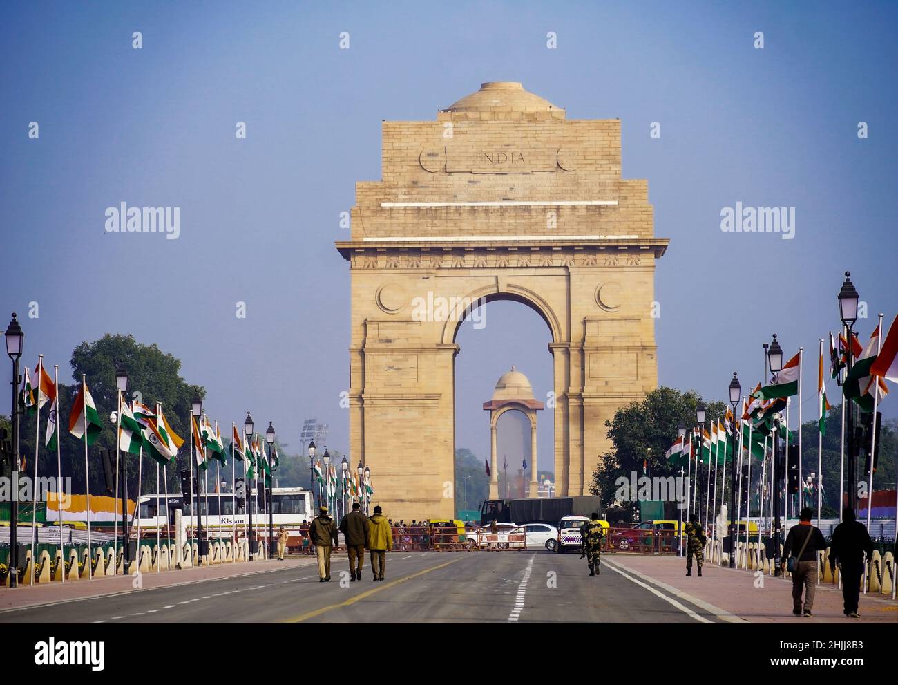 Historic view delhi gate hi-res stock photography and images - Alamy