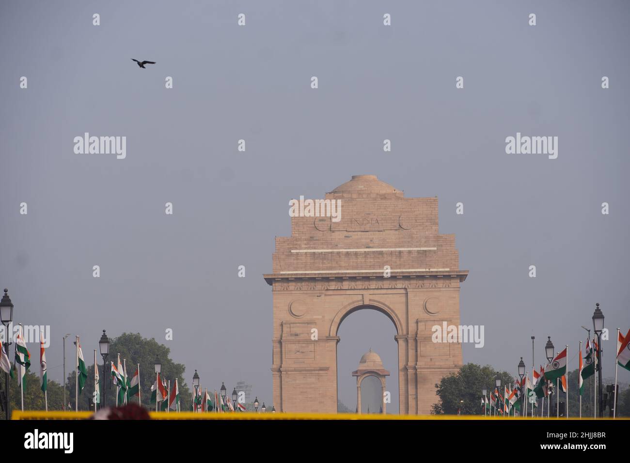 Vector india gate indian flag hi-res stock photography and images - Alamy