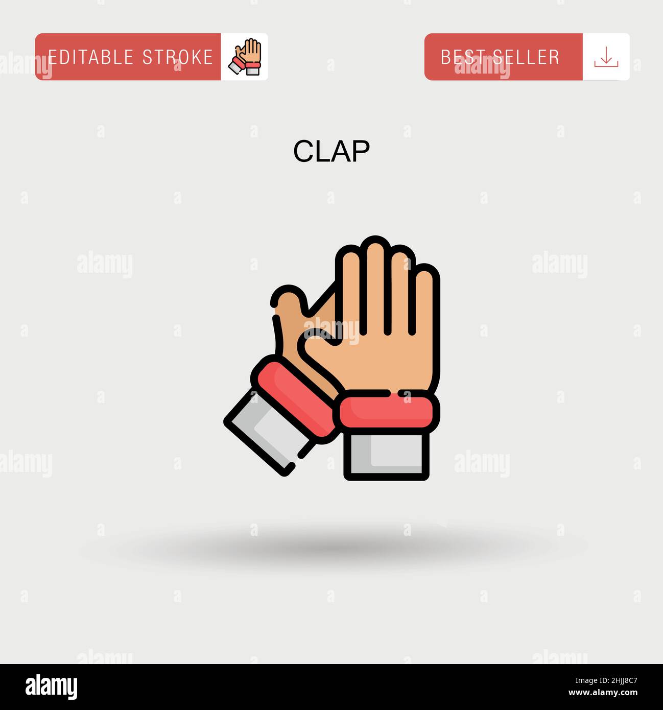Clap hands Stock Vector Images - Alamy