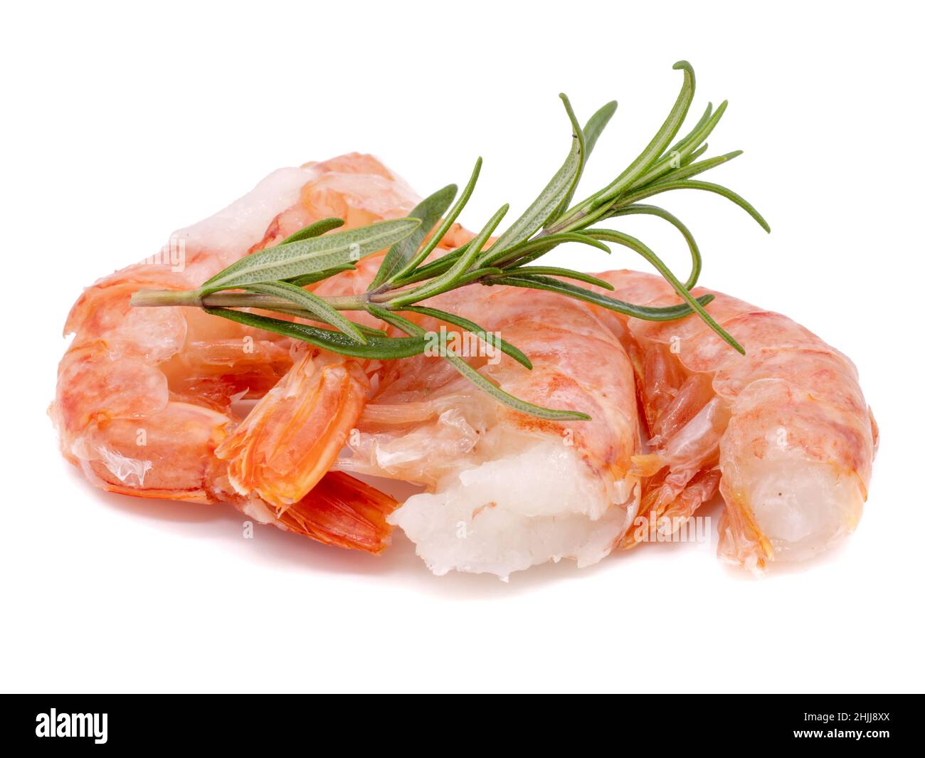 Red shrimp isolated on white background Stock Photo - Alamy