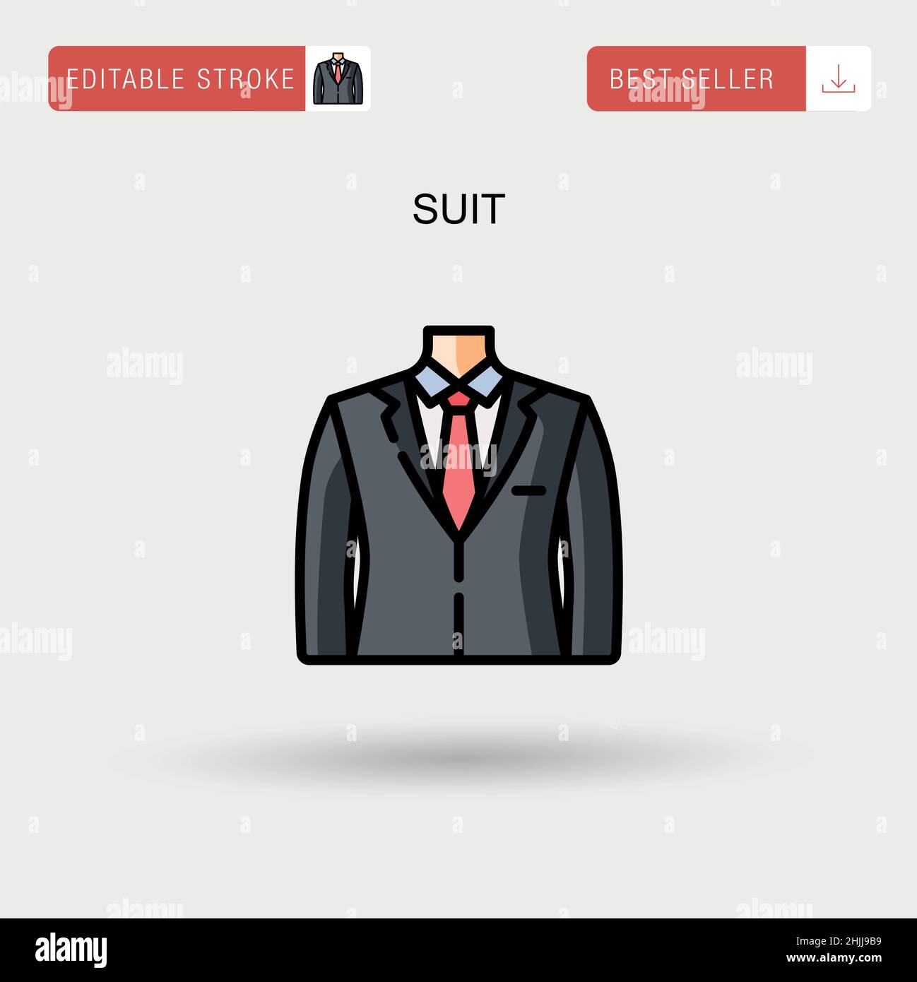 Attractive man suit Stock Vector Images - Alamy