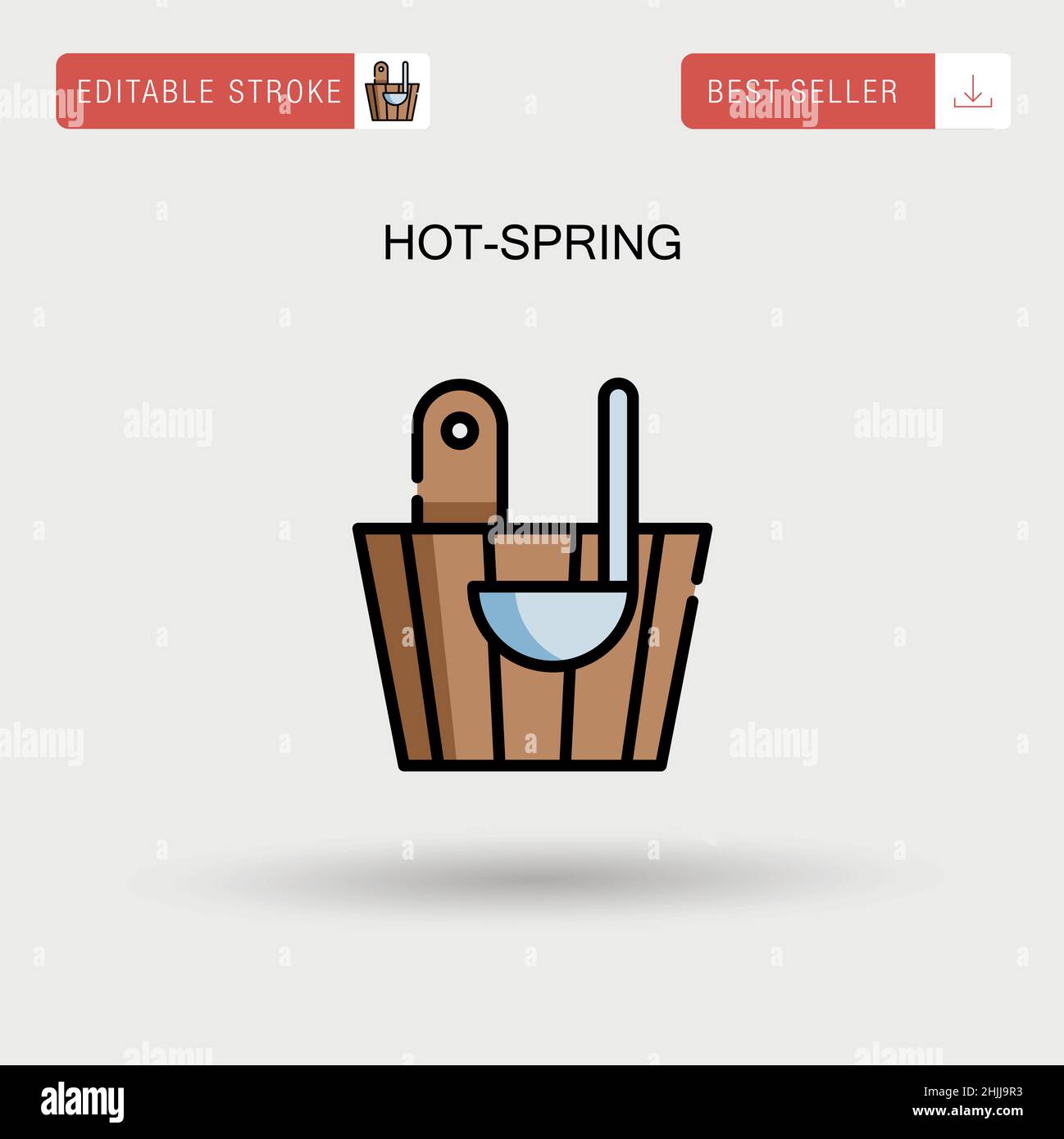 Outdoor hot springs Stock Vector Images - Alamy