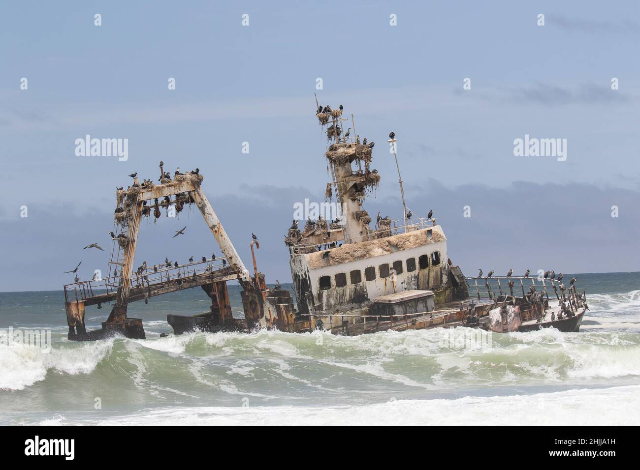 Zeila Shipwreck, Henties Bay, Namibia Stock Photo - Alamy