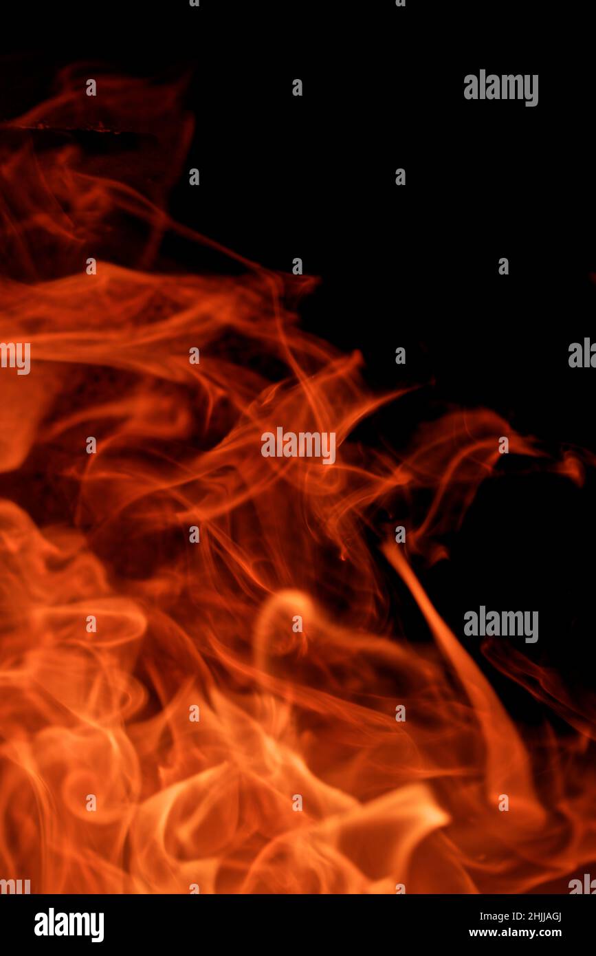 Close up fire flame background hi-res stock photography and images - Alamy