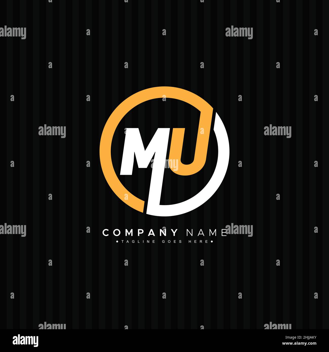 Letter mu logo hi-res stock photography and images - Alamy