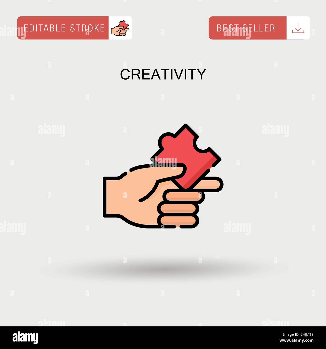 Creativity Simple vector icon Stock Vector Image & Art - Alamy