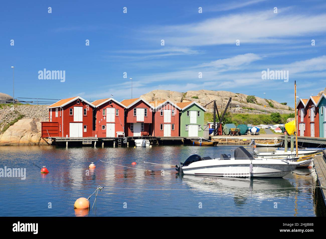 The charming and very popular tourist destination along the swedish ...