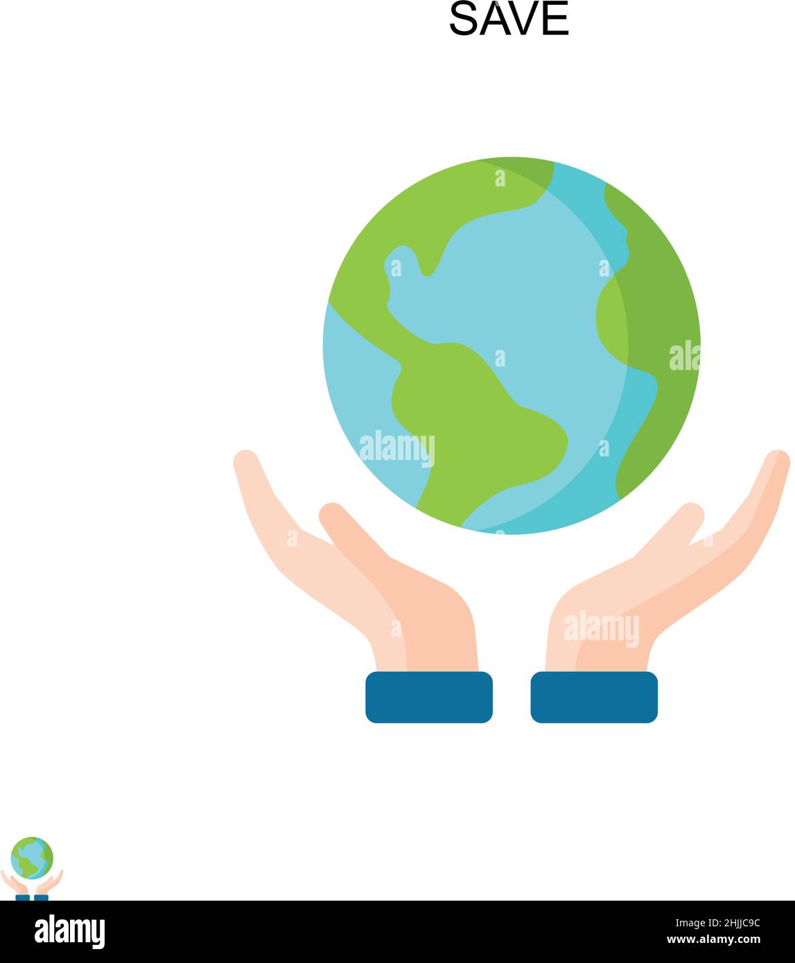 Save Simple vector icon. Illustration symbol design template for web ...