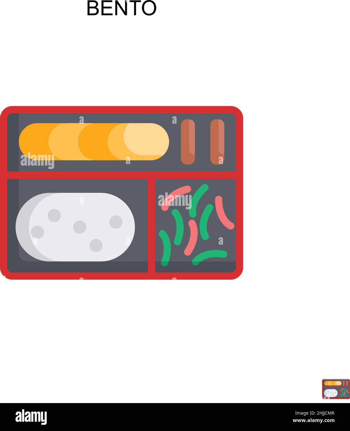 Bento Simple Vector Icon Illustration Symbol Design Template For Web