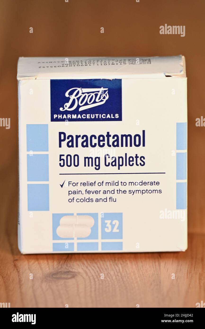 Boots Sainsburys Paracetamol. London. UK. January 2022 Stock Photo - Alamy