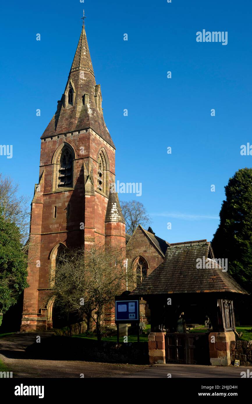 St. John the Baptist Church, Hagley, Worcestershire, England, UK Stock ...
