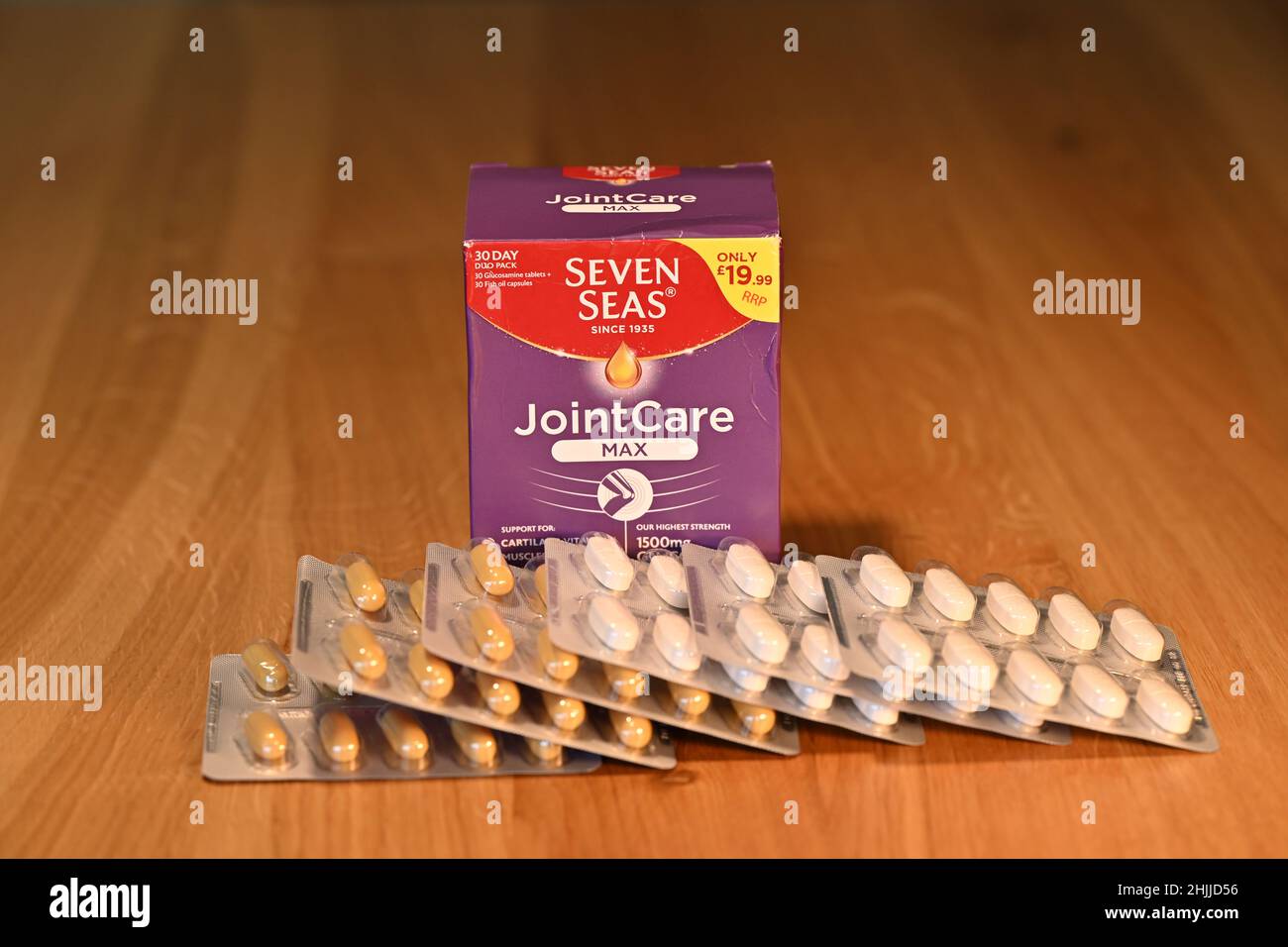 Seven Seas Joint Care Max. London. UK. January 2022 Stock Photo - Alamy