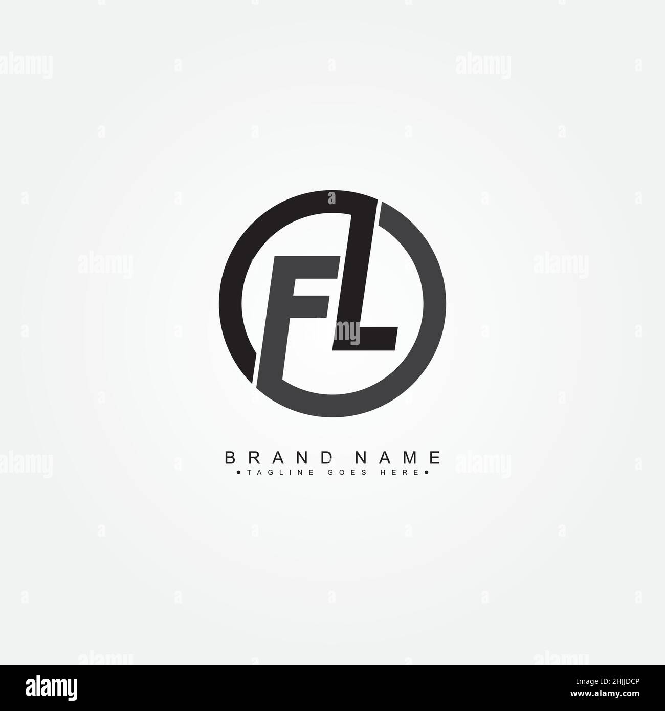 Letter fl logo hi-res stock photography and images - Alamy