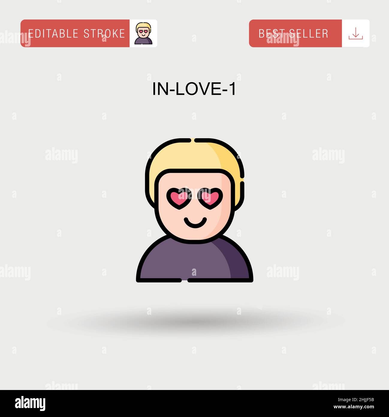 Two people in love Stock Vector Images - Alamy