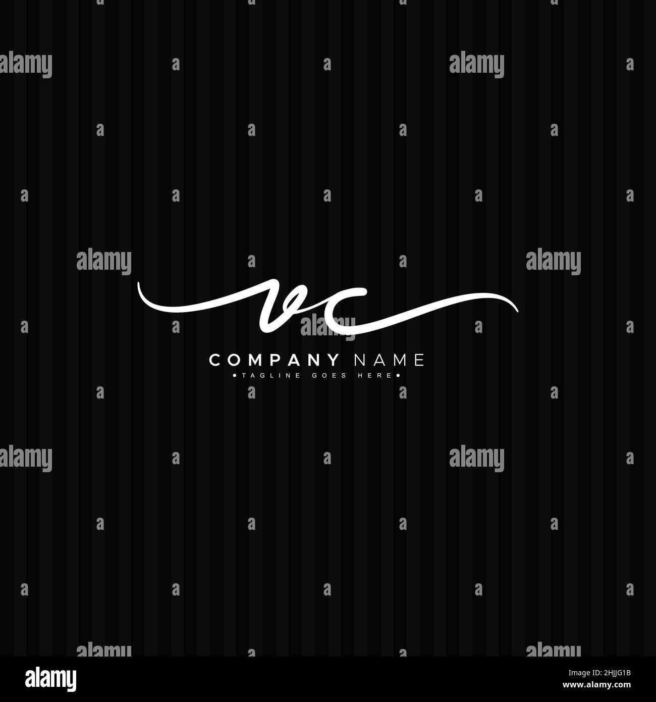 Vc initials logo hi-res stock photography and images - Alamy