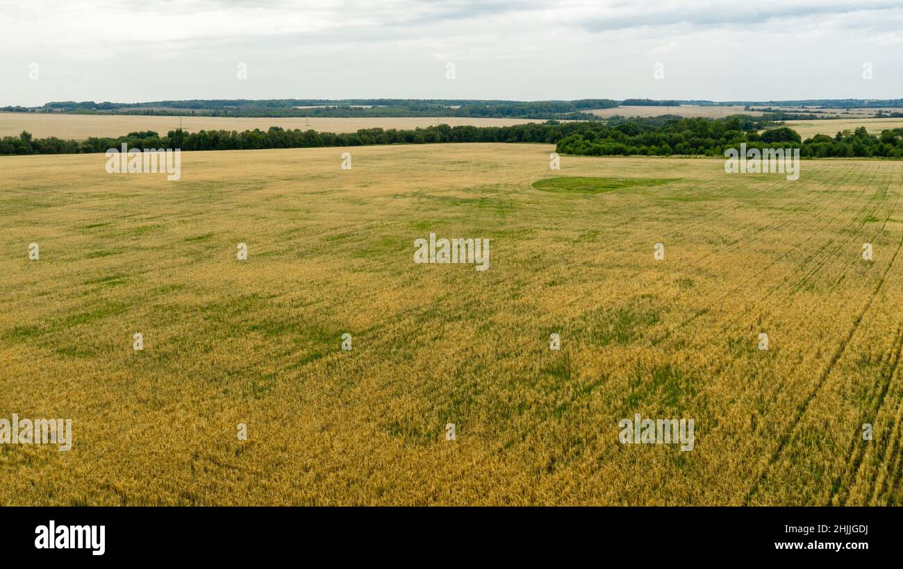 Aerial view sunset in countryside hi-res stock photography and images ...