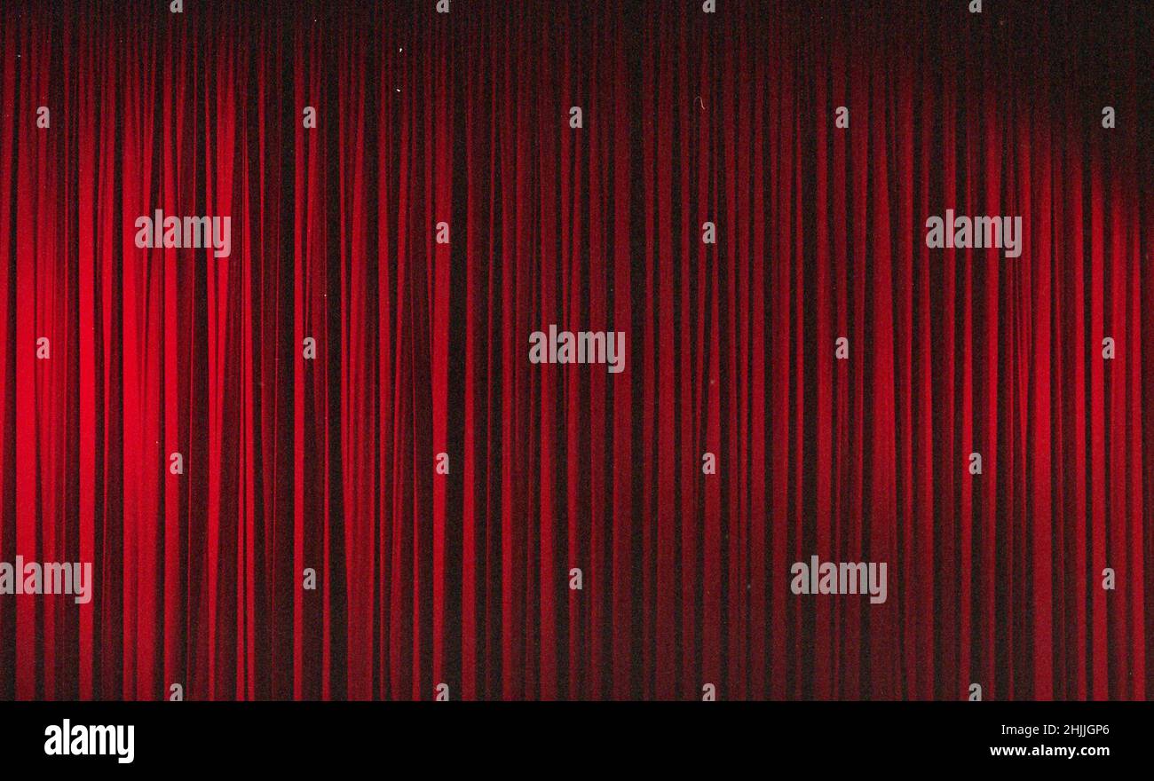 Red stage curtain background Stock Photo - Alamy