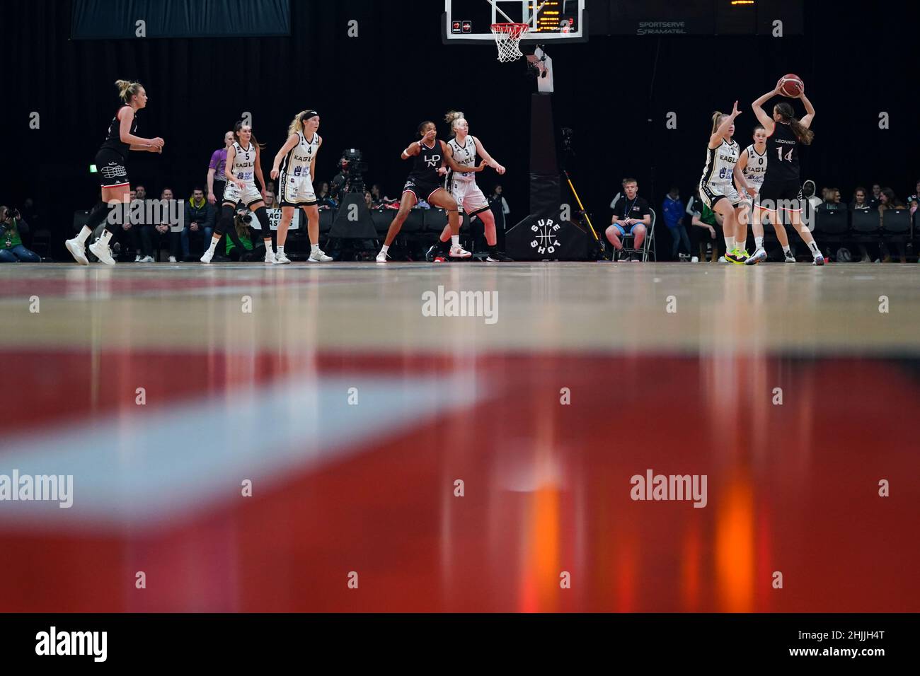 A general view of the action during the BBL Cup final at the Utilita ...