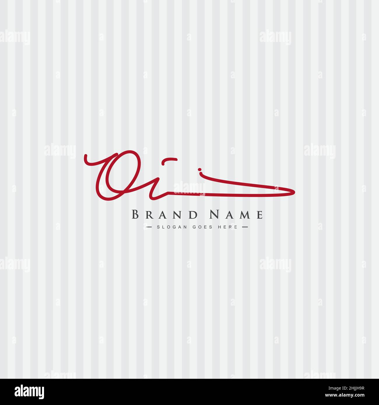 Oi letter logo Stock Vector Images - Alamy