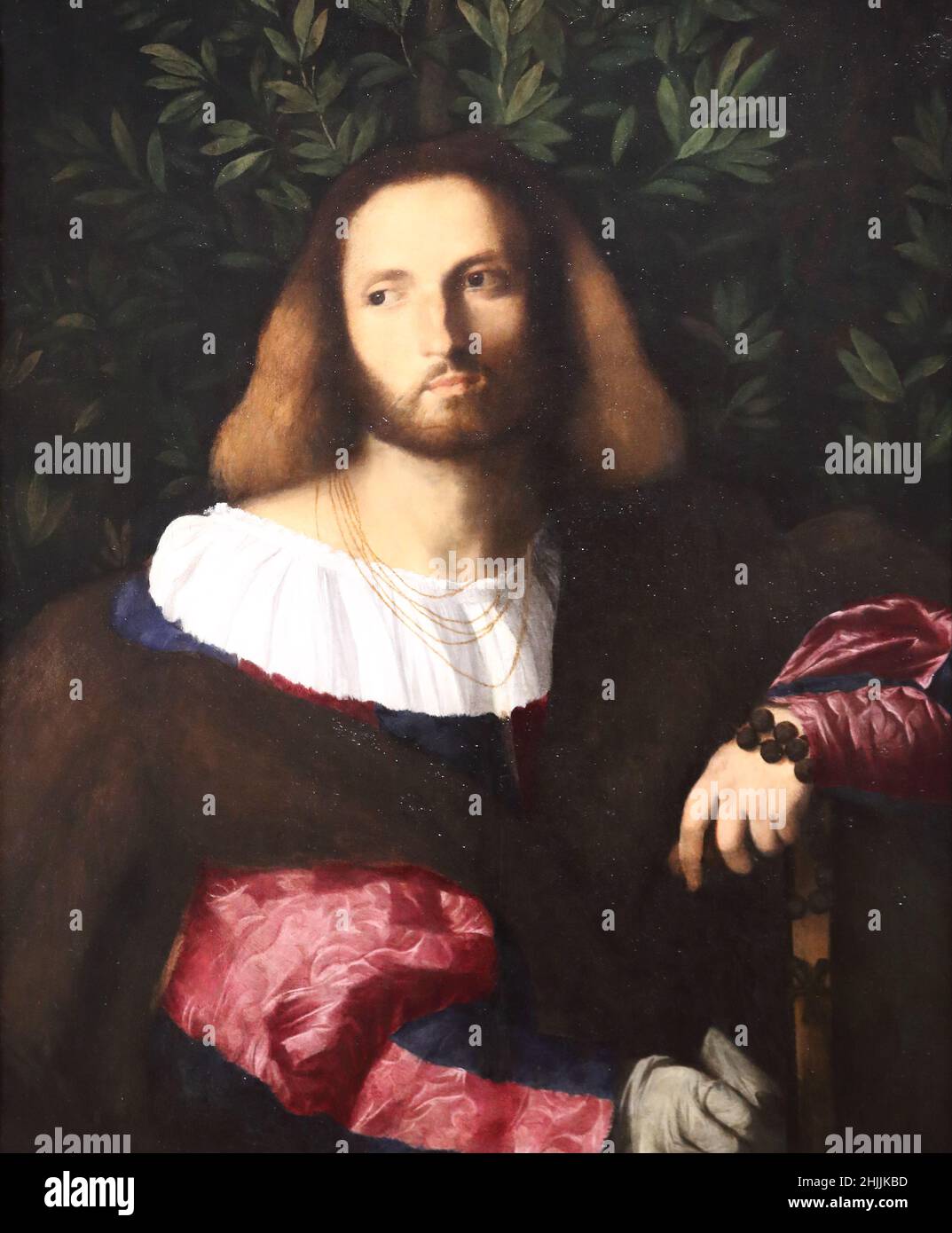 Portrait of a poet by Italian Renaissance painter Palma Vecchio at the ...