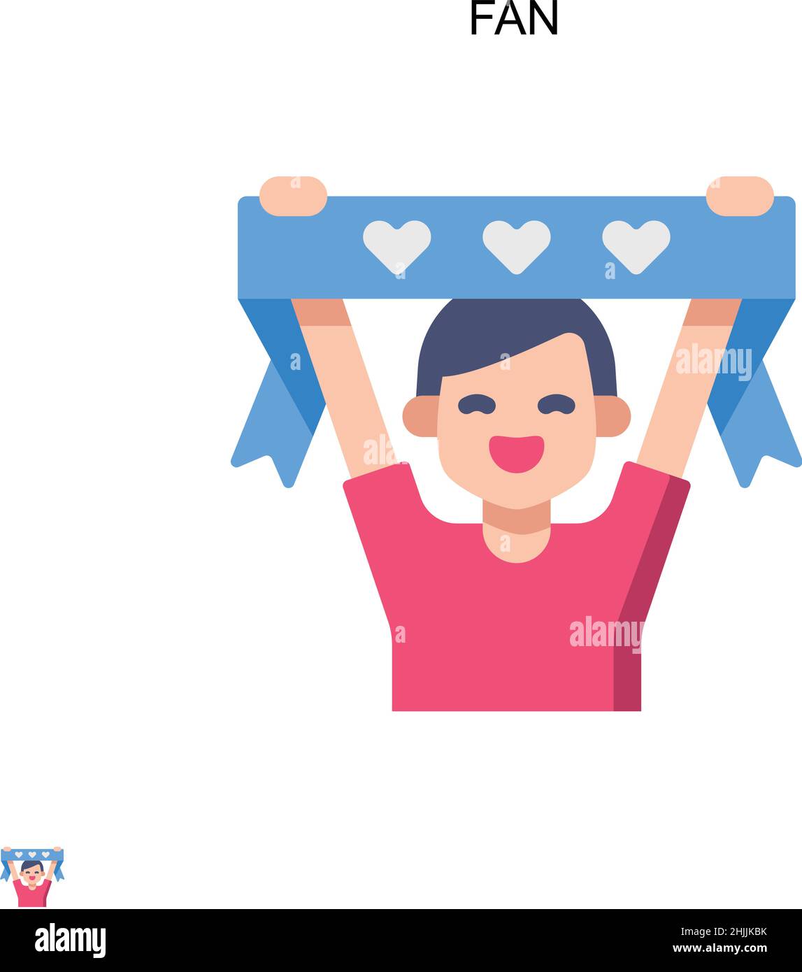 Asian supporter Stock Vector Images - Alamy