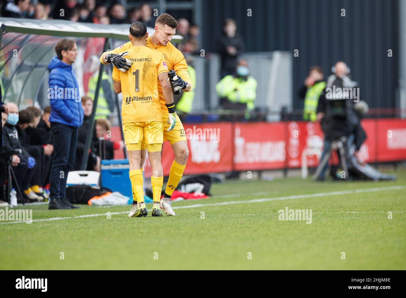 ALMERE, 30-01-2022 , Yanmar Stadium , season 2021 / 2022 , Dutch ...