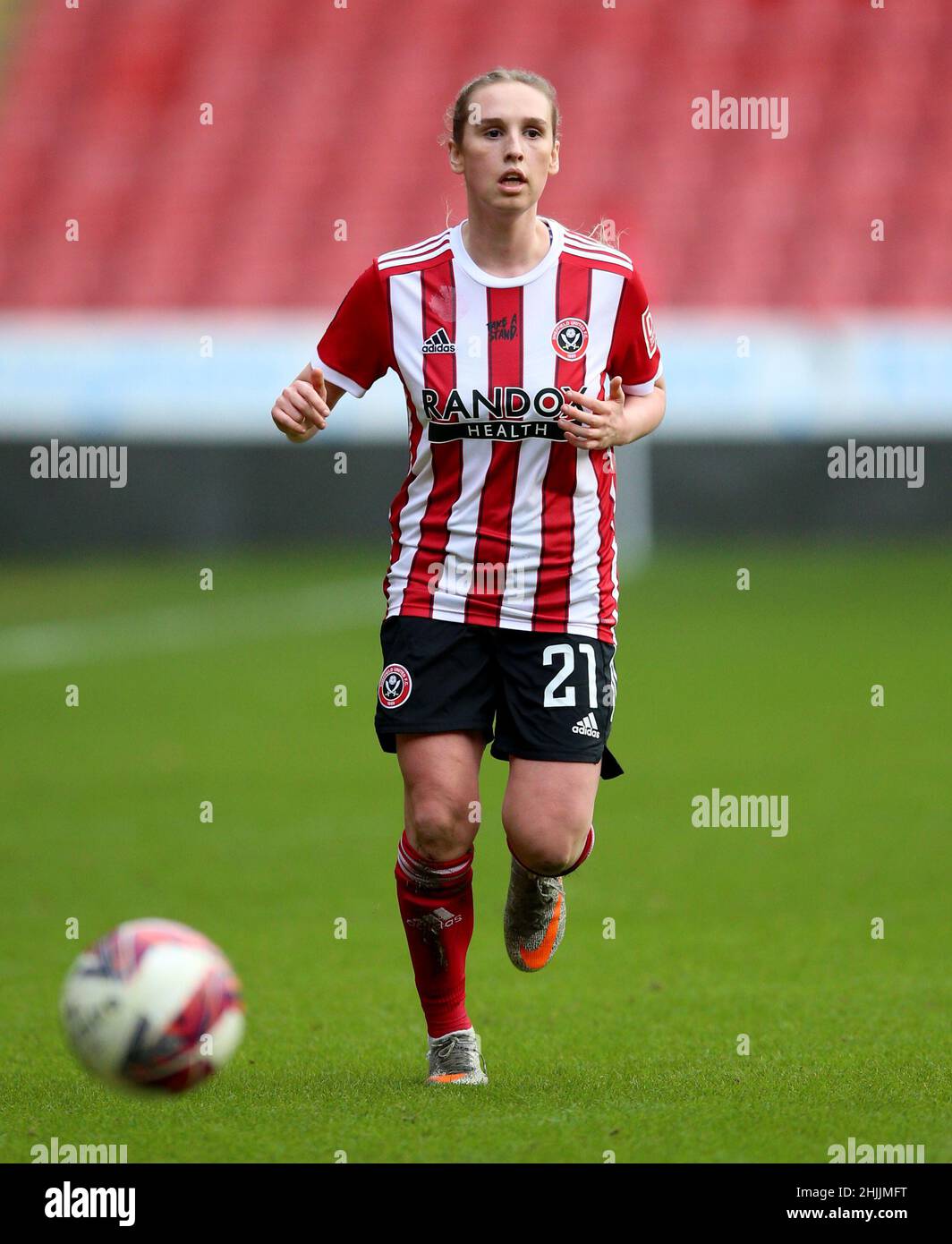 Sheffield United’s Rebecca Rayner during the Vitality Women's FA Cup ...