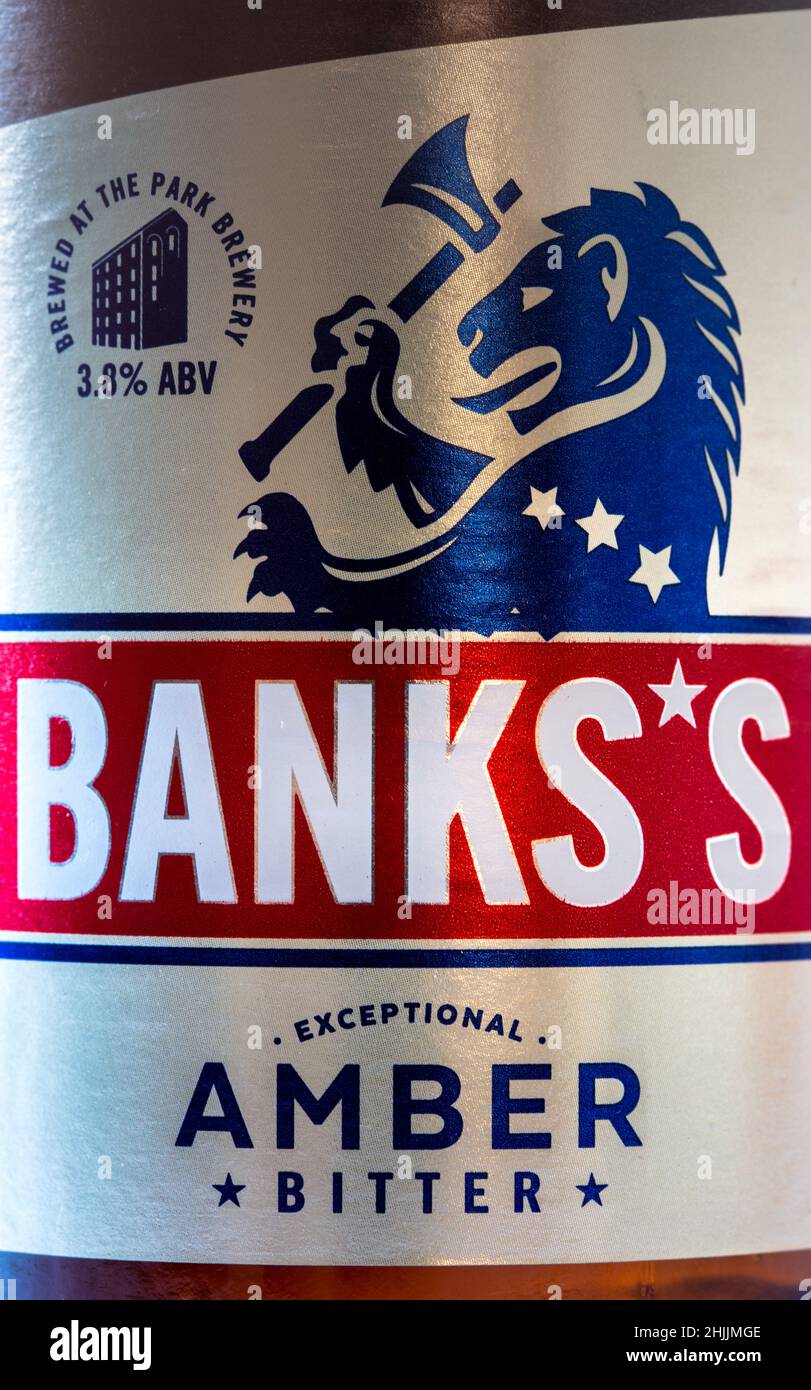 Banks's Exceptional Amber Bitter Stock Photo - Alamy