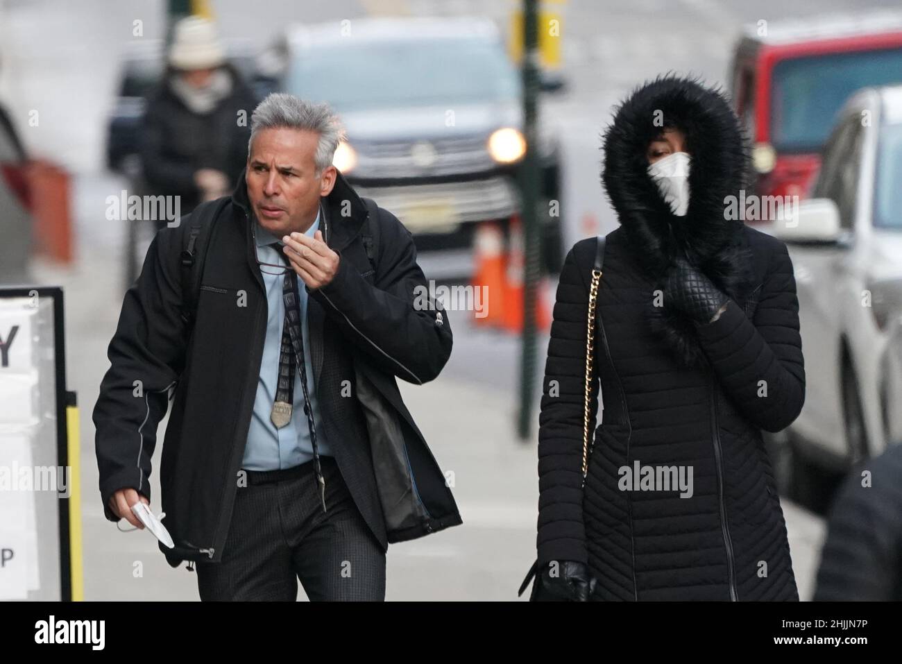 New York, New York, USA. 21st Jan, 2022. Dr. SETH FISHMAN and his wife ...