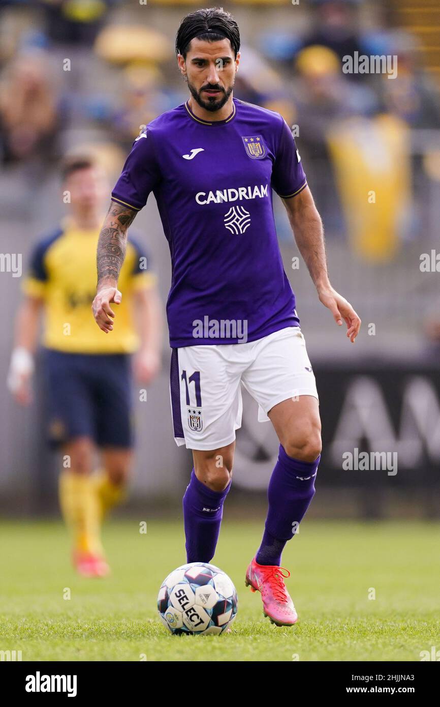 BRUSSEL, BELGIUM - JANUARY 30: Lior Refaelov of RSC Anderlecht during ...