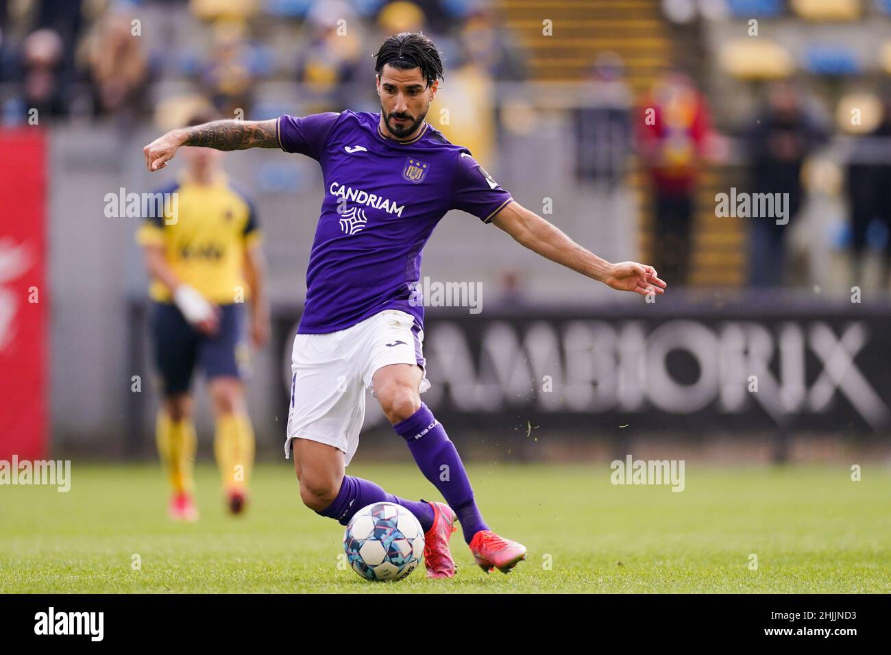 BRUSSEL, BELGIUM - JANUARY 30: Lior Refaelov of RSC Anderlecht during ...
