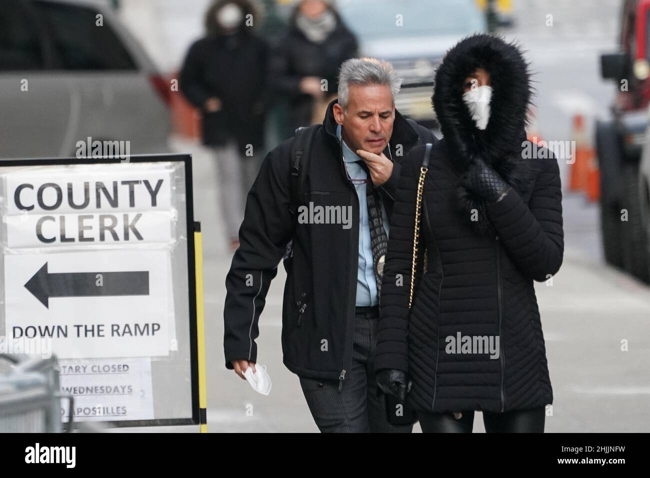 New York, New York, USA. 21st Jan, 2022. Dr. SETH FISHMAN and his wife ...