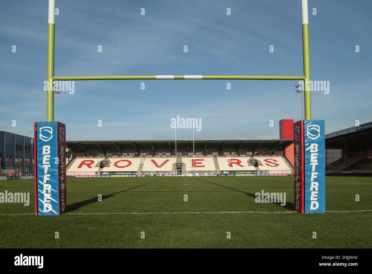 Ground view inside the Sewell Group Craven Park Stock Photo - Alamy