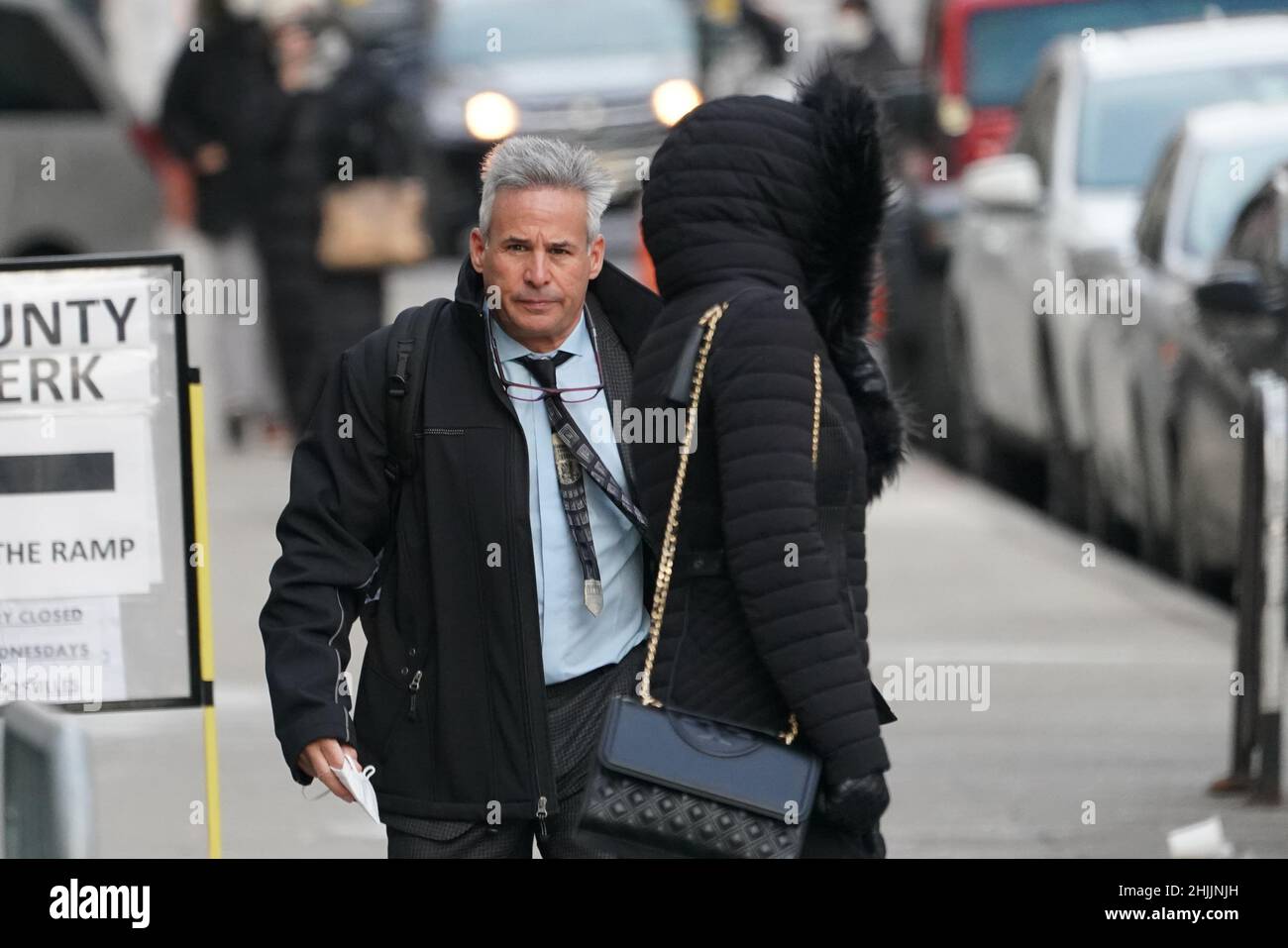 New York, New York, USA. 21st Jan, 2022. Dr. SETH FISHMAN and his wife ...