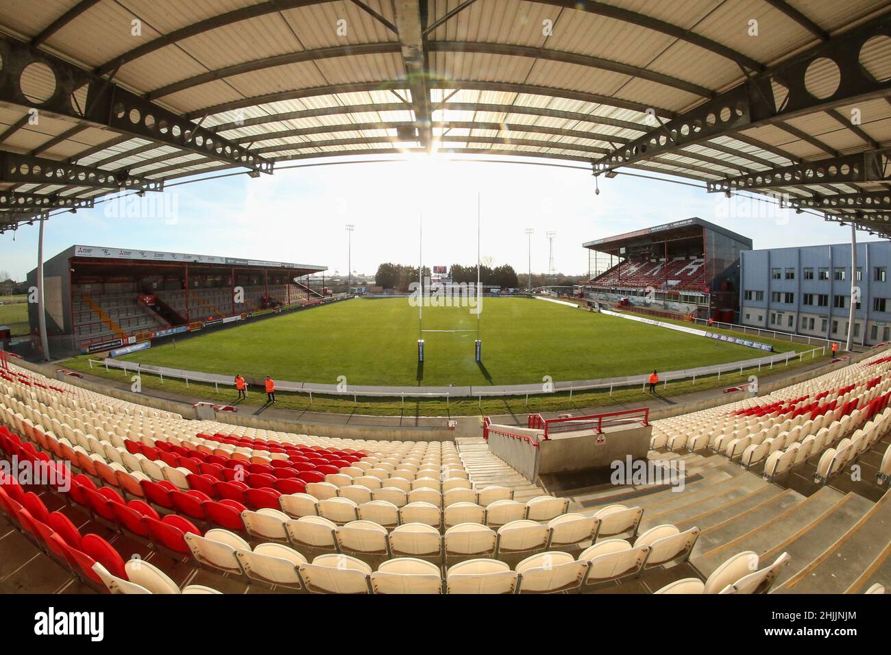 Ground view inside the Sewell Group Craven Park Stock Photo - Alamy