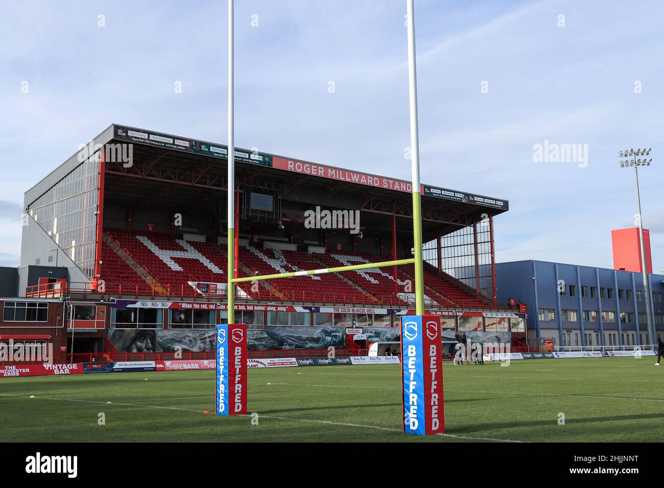 General view inside The Sewell Group Craven Park Stadium Stock Photo ...