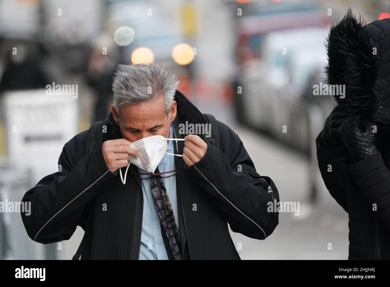 New York, New York, USA. 21st Jan, 2022. Dr. SETH FISHMAN and his wife ...