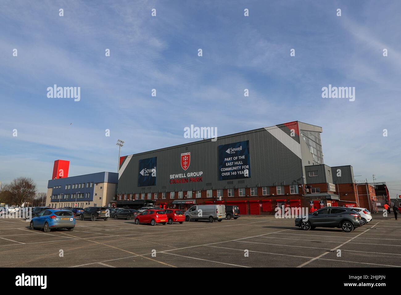 General view outside The Sewell Group Craven Park Stadium Stock Photo ...