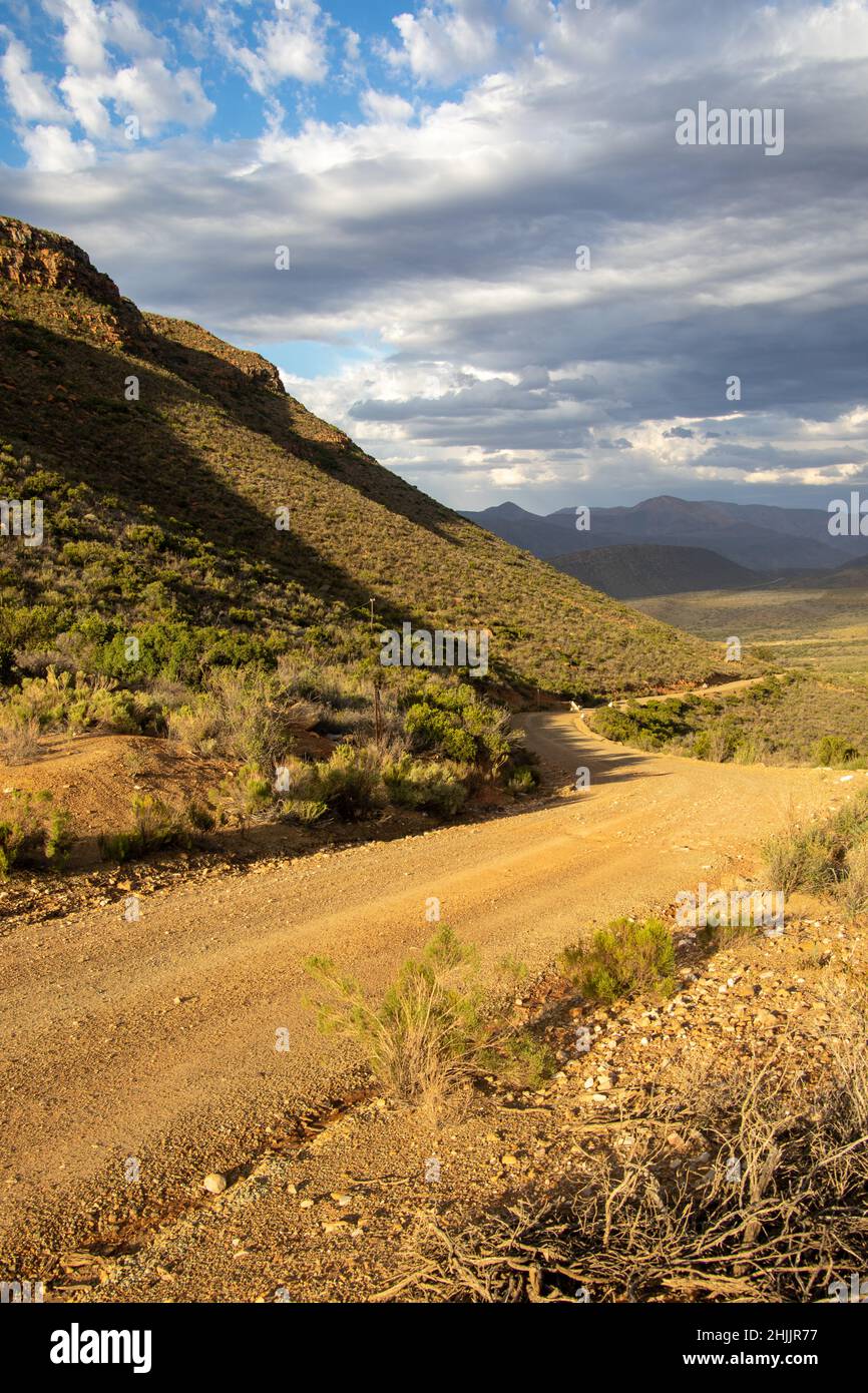 Landscape in the Central Karoo region in South Africa Stock Photo - Alamy