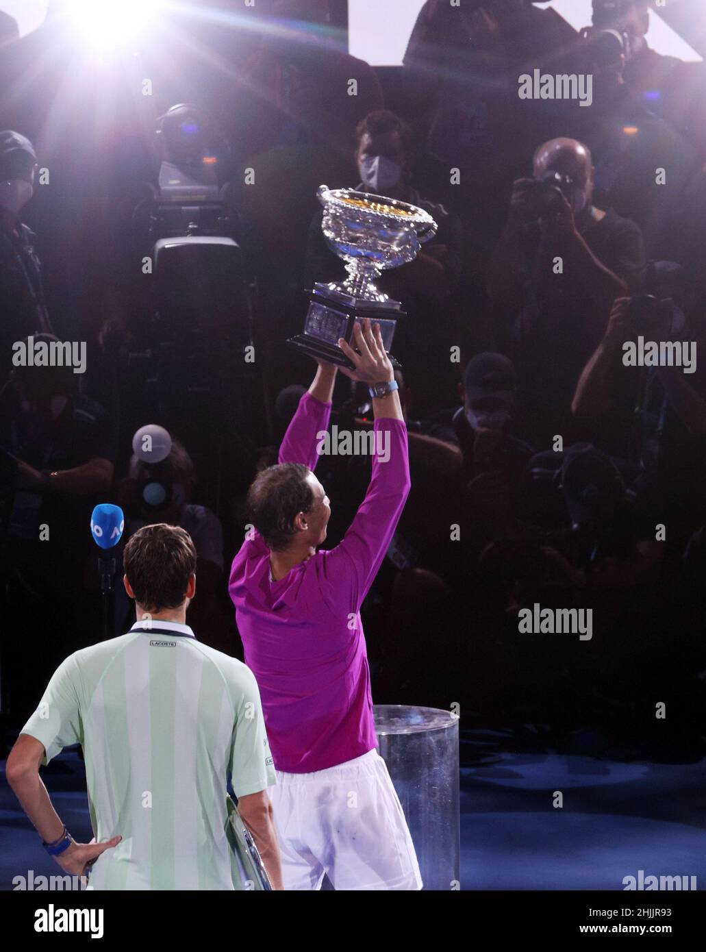Australian open trophy 2022 hi-res stock photography and images - Alamy