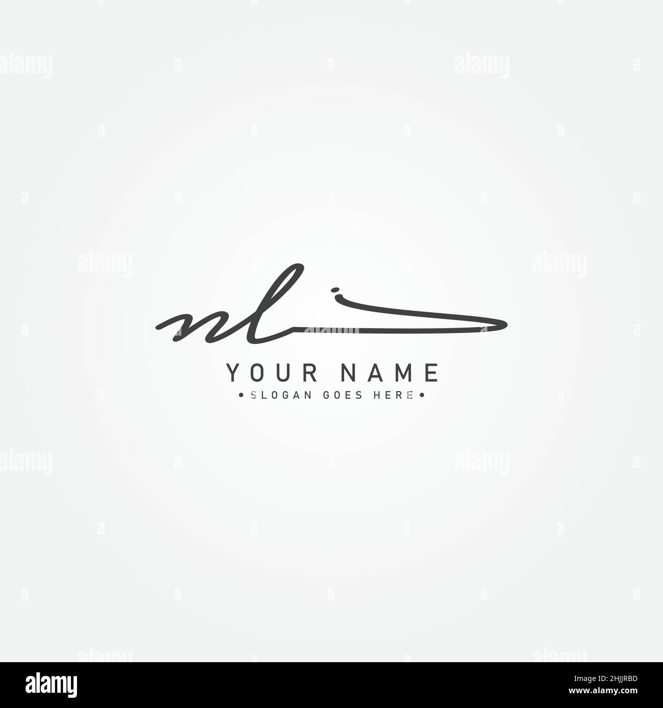 Nl signature hi-res stock photography and images - Alamy