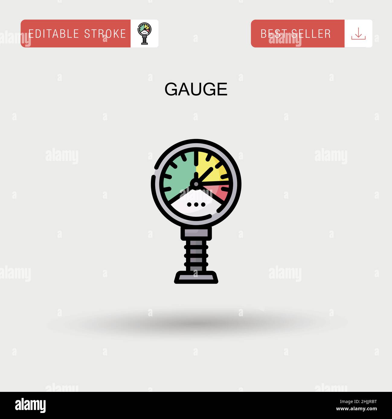Dial gauge Stock Vector Images - Alamy