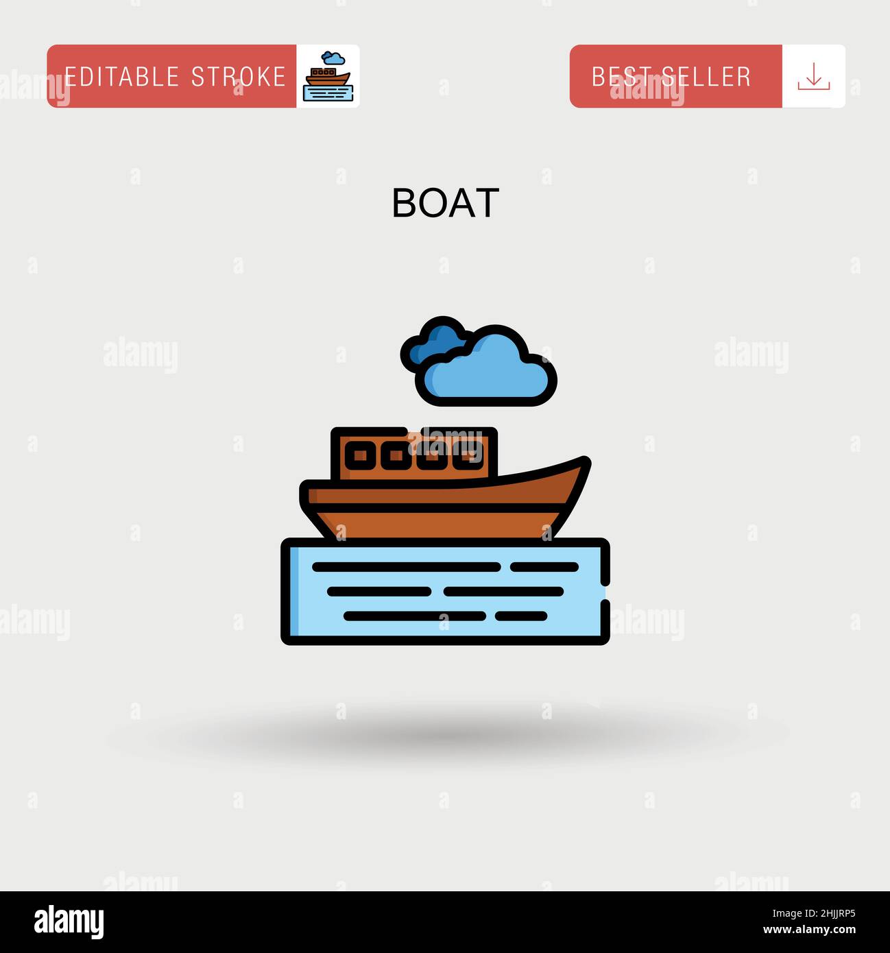 Sea shore boating Stock Vector Images - Alamy