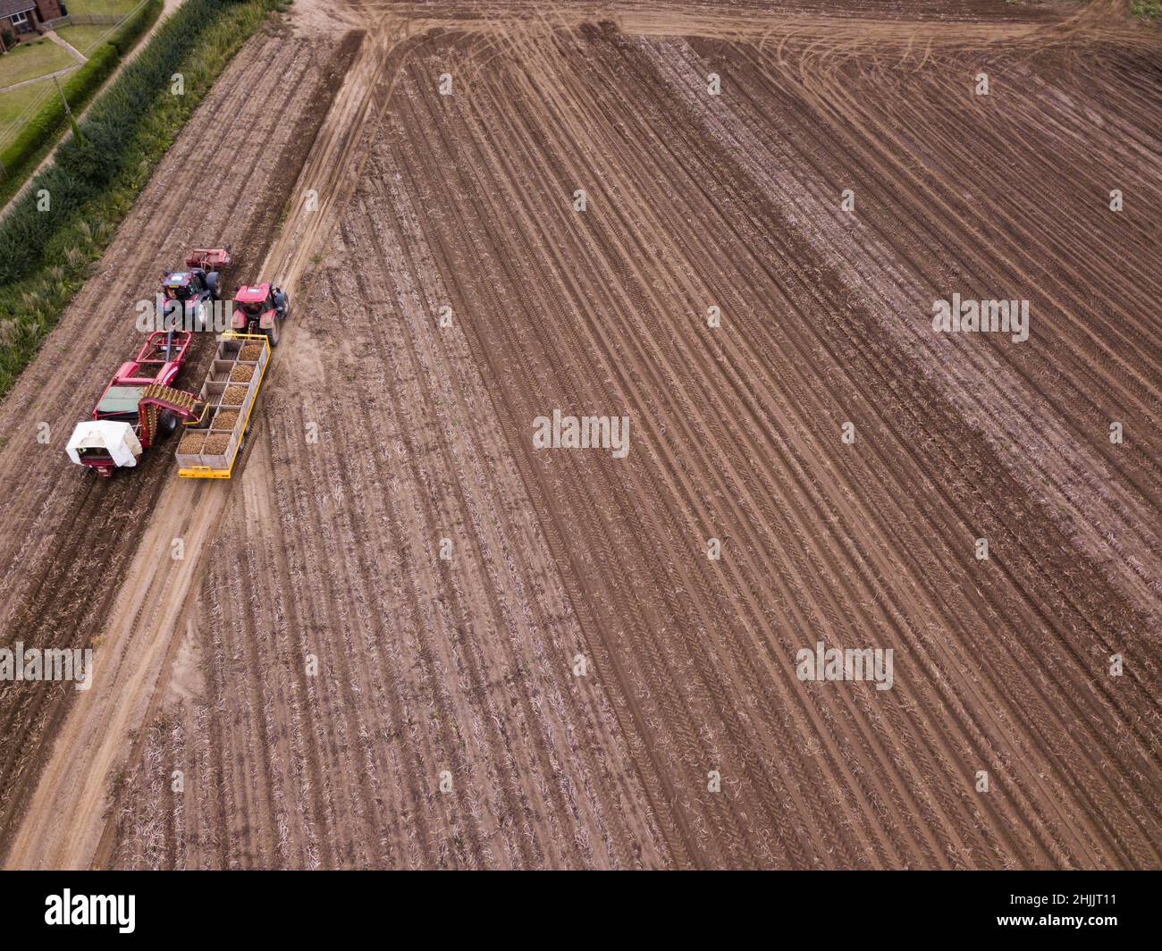 Potato harvester farming equipment hi-res stock photography and images ...