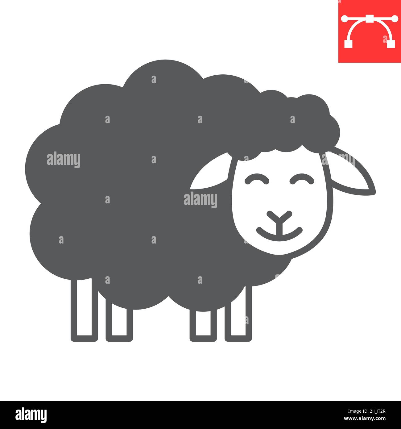 Cute Sheep Vector