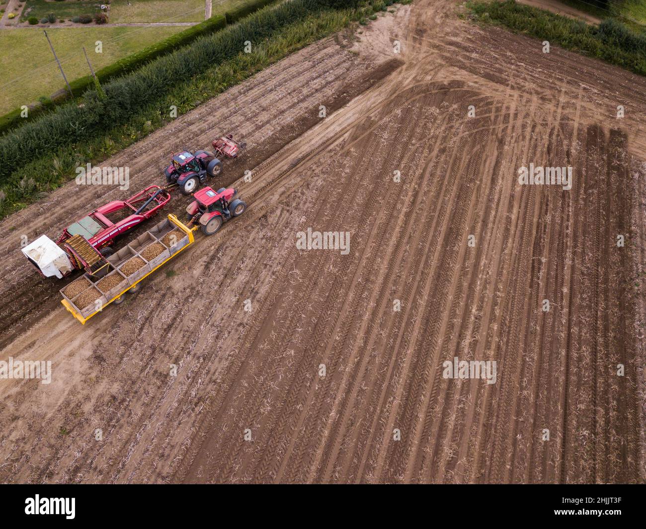 Potato harvester farming equipment hi-res stock photography and images ...