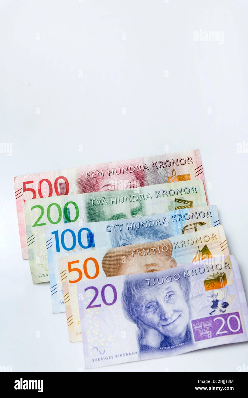 Swedish banknotes hi-res stock photography and images - Alamy