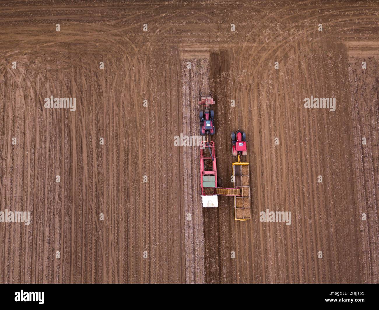 Potato harvester farming equipment hi-res stock photography and images ...