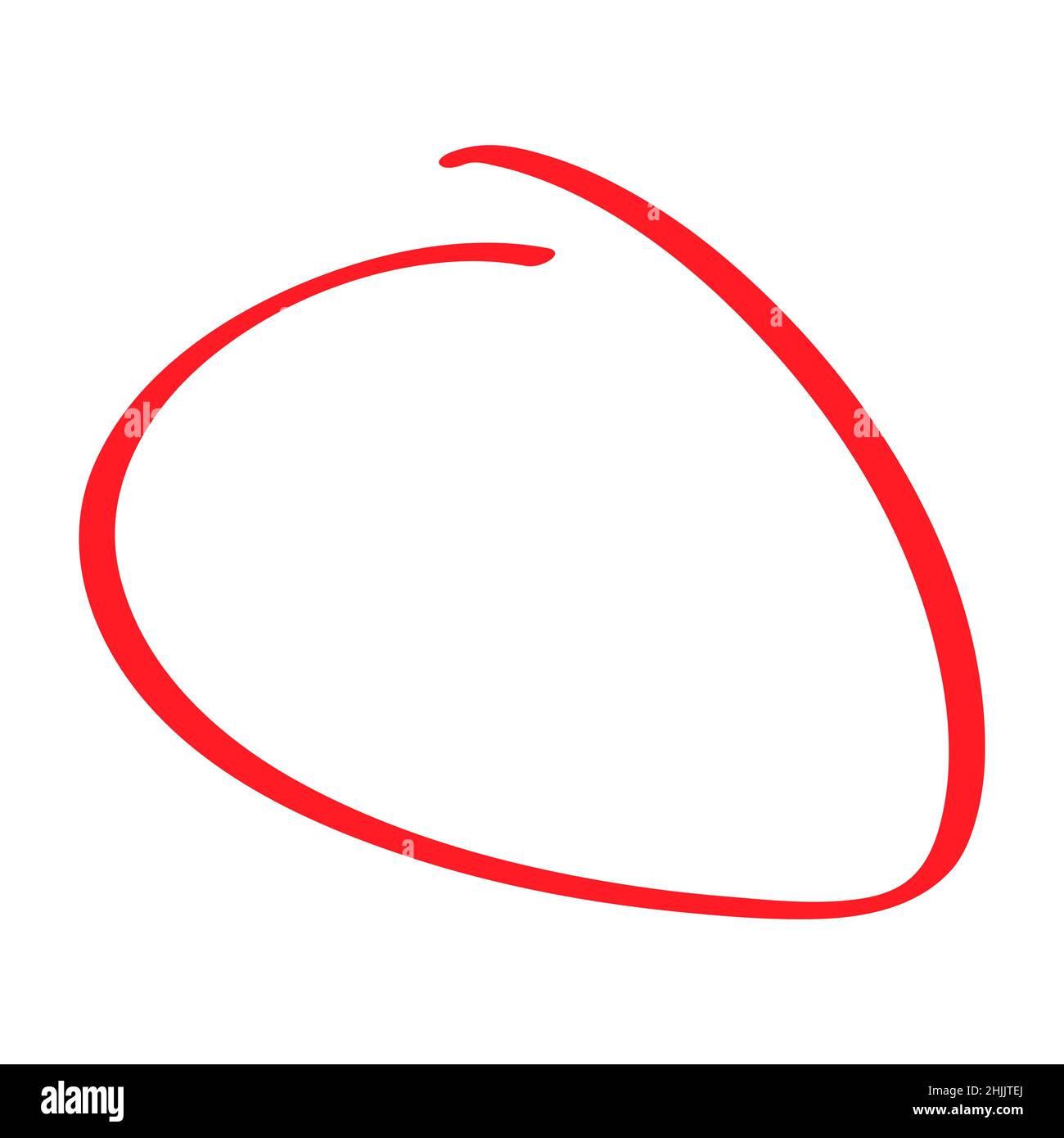 Hand draw circle scribble mark, doodle sketch blank frame, vector ...